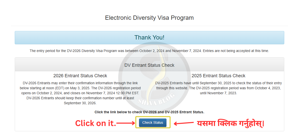 EDV 2026 Result Nepal: Check Your DV Lottery Status Now